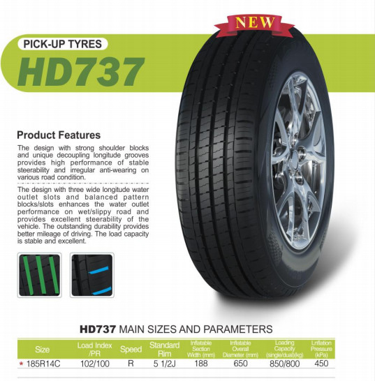 Pick-up & Mini bus tire HD737